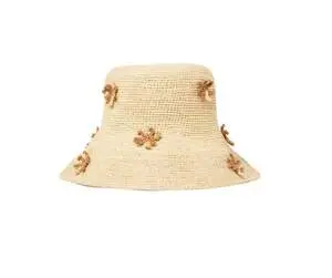Alanui Shadow Of The Palm Raffia Hat - Brown
