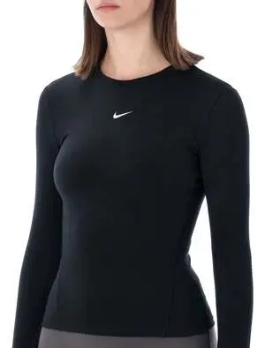 Nike Long-sleeve Fitted Top - Black