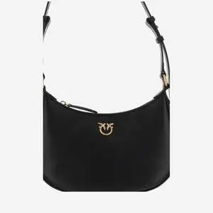 Pinko Simply Love Half Moon Mini Bag - Black