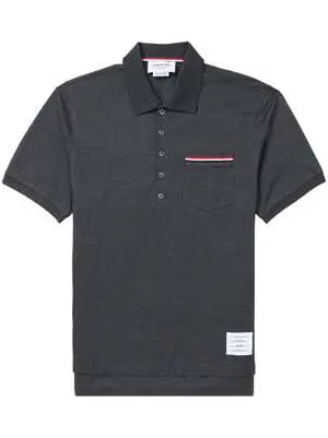 Thom Browne Short Sleeve Polos For Men