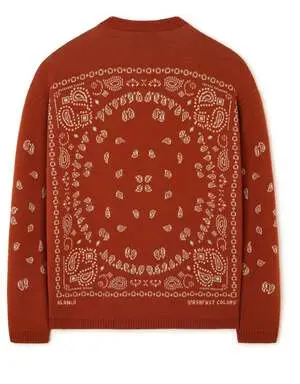 Alanui Bandana Jacquard Sweater