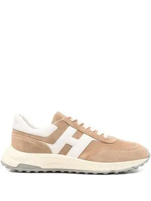 Hogan Hyperlight Leather Sneakers - Beige