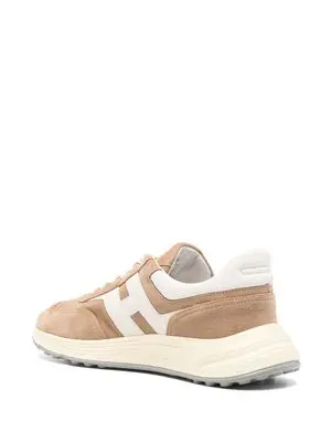 Hogan Hyperlight Leather Sneakers - Beige