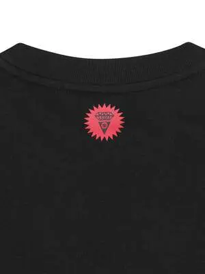 ICECREAM Running Dog Cotton T Shirt - Black