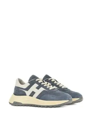 Hogan Hyperlight Leather Sneakers - Clear Blue