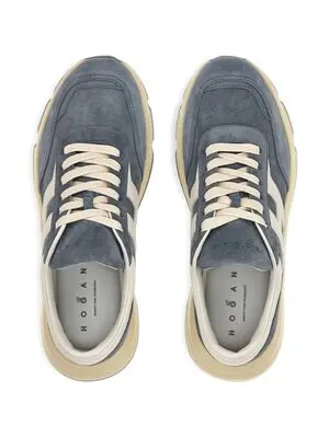 Hogan Hyperlight Leather Sneakers - Clear Blue