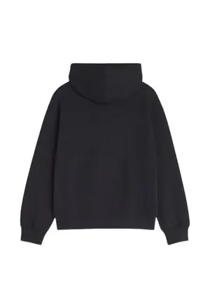 Maison Kitsuné Logo Cotton Hoodie - Black