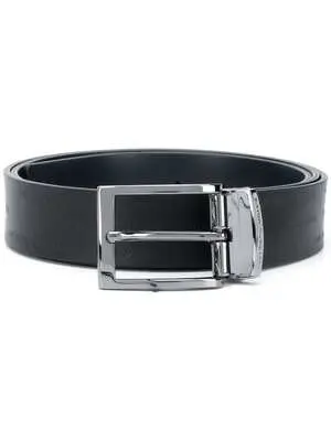 Emporio Armani Leather Belt - Blue