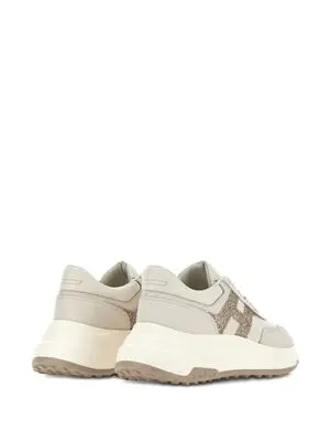 Hogan Hi Fi Leather Sneakers - Ivory