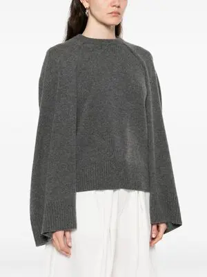 TOTEME Cashmere Crewneck Jumper - Grey
