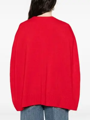 TOTEME Cashmere Crewneck Jumper - Red