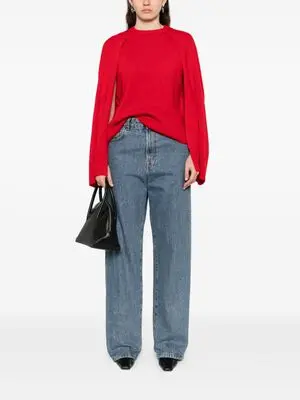 TOTEME Cashmere Crewneck Jumper - Red
