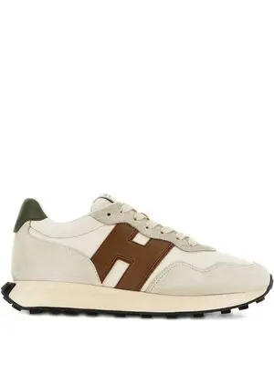 Hogan H601 Leather Sneakers - White