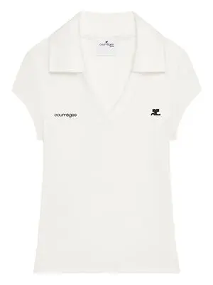 Courreges V Neck T-shirts For Women