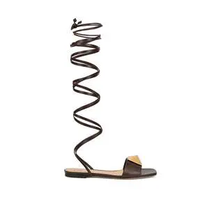 Valentino Garavani Leather Spiral Sandals