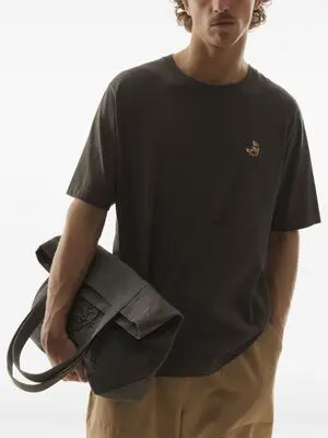 Maison Kitsuné Dreaming Fox Cotton T-shirt - Brown