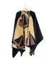 FERRAGAMO Reversible Wool And Cashmere Cape - Black
