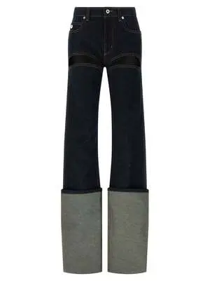 Jean Paul Gaultier Contrast Stitching Jeans For Women