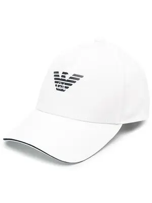Emporio Armani Logo Baseball Cap - White