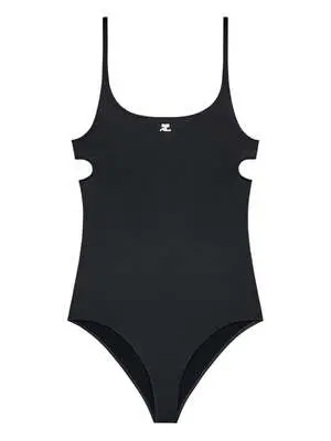 COURREGES Cut-out Swimsuit - Black