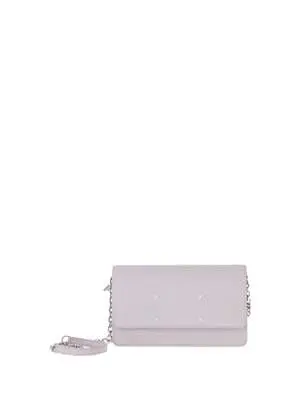 MAISON MARGIELA Four Stitch Wallet On Chain - Wisteria