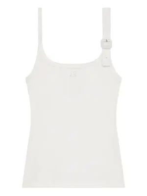 Courreges Scoop Neck Tops