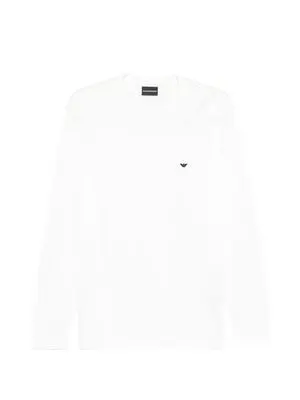 Emporio Armani Cotton Blend T Shirt - White
