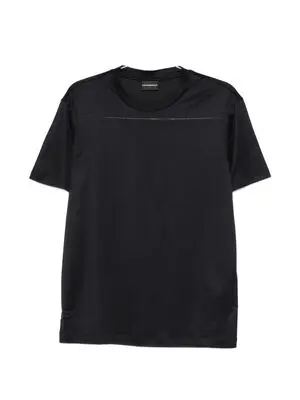 Emporio Armani Cotton T Shirt - Blue