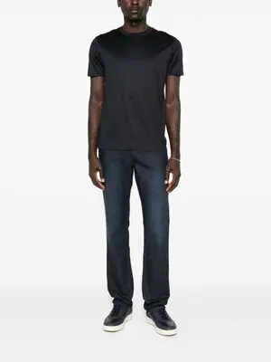 Emporio Armani Cotton T Shirt - Blue