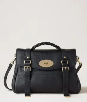 Mulberry Satchel With Top Handle - Black