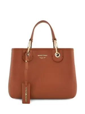 Emporio Armani Myea Small Shopper - Leather Brown