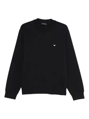 Emporio Armani Cotton Crewneck Sweatshirt