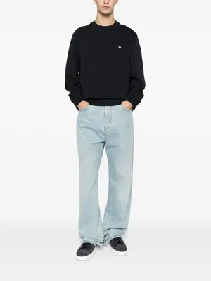 Emporio Armani Cotton Crewneck Sweatshirt