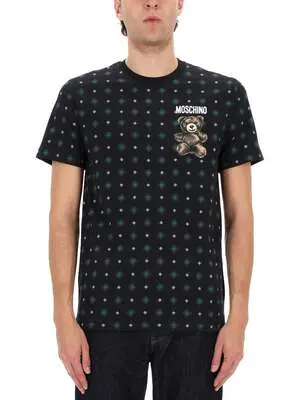 Moschino T Shirt With Logo