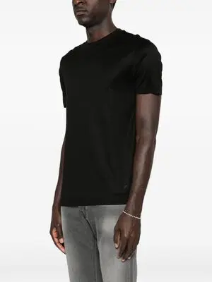 Emporio Armani Cotton T Shirt - Black