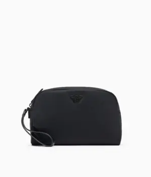 Emporio Armani Recycled Nylon Beauty Case - Black