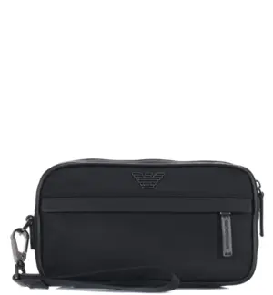 Emporio Armani Nylon Pochette - Black