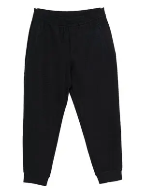 Emporio Armani Cotton Blend Sweatpants - Blue