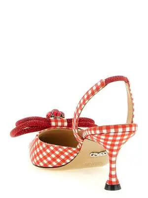 Mach & Mach Double Bow Slingbacks