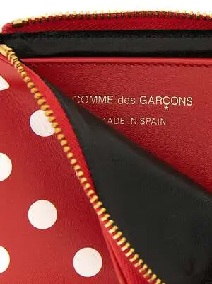 Comme Des Garçons Polka Dots Printed Wallet