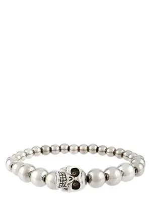 Alexander McQueen Skull Ball Bracelet - Silver