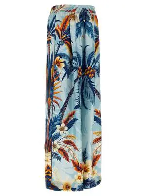 F.R.S FOR RESTLESS SLEEPERS Ecuba Palm Bouquet Print Pants