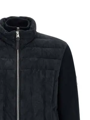 Mackage Knitted Jacket With Quilted Suede Front