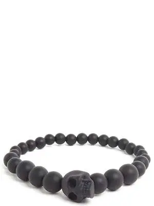 Alexander McQueen Skull Ball Bracelet - Black