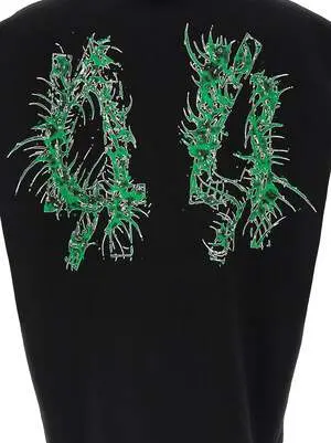 44 LABEL Centipede Cotton Hoodie