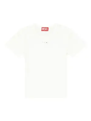 DIESEL Logo Cotton T-shirt - White
