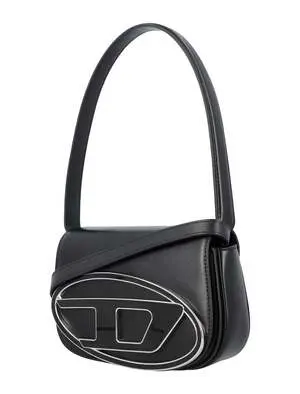 DIESEL® Structured Leather 1dr Bag - Black