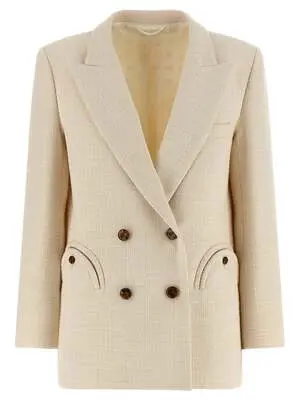 BLAZÉ MILANO Missy Everynight Cotton-tweed Blazer