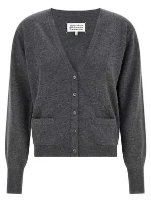 MAISON MARGIELA Mélange Virgin Wool Cardigan