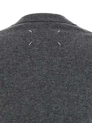 MAISON MARGIELA Mélange Virgin Wool Cardigan
